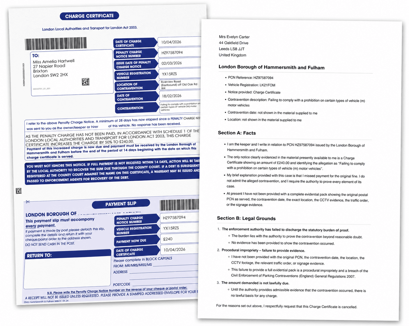 Southwark Charge Certificate Service